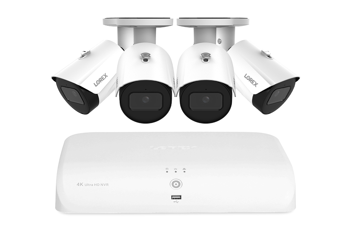 Lorex Fusion NVR with 4 A20 (Aurora Series) IP Bullet Cameras – Lorex ...